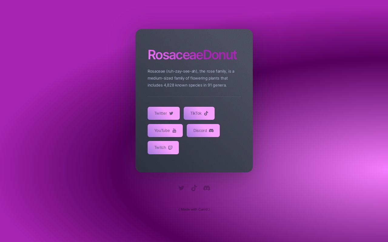 RosaceaeDonut
